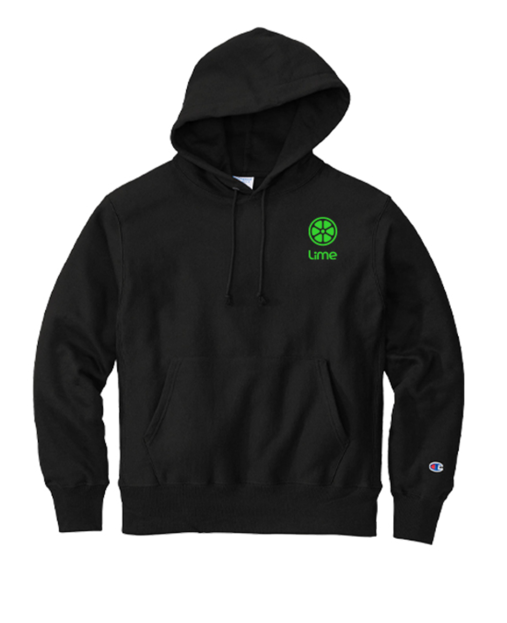 Lime Merchandise Summer 2025 - Champion Reverse Weave Hoodie (Text Des ...