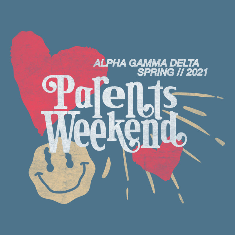 Alpha Gamma Delta Parents Weekend Design | College Hill